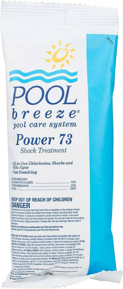 Pool Breeze 88500 Shock Treatment Pool Care System Granule (1-Lb ...