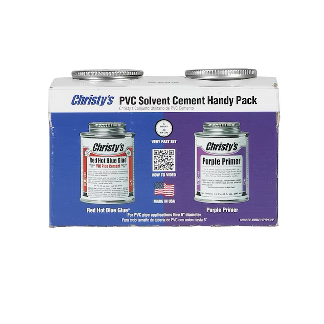 Christy's PVC Pipe Cement and Primer 8-fl oz PVC Cement and Primer – Saber Sales