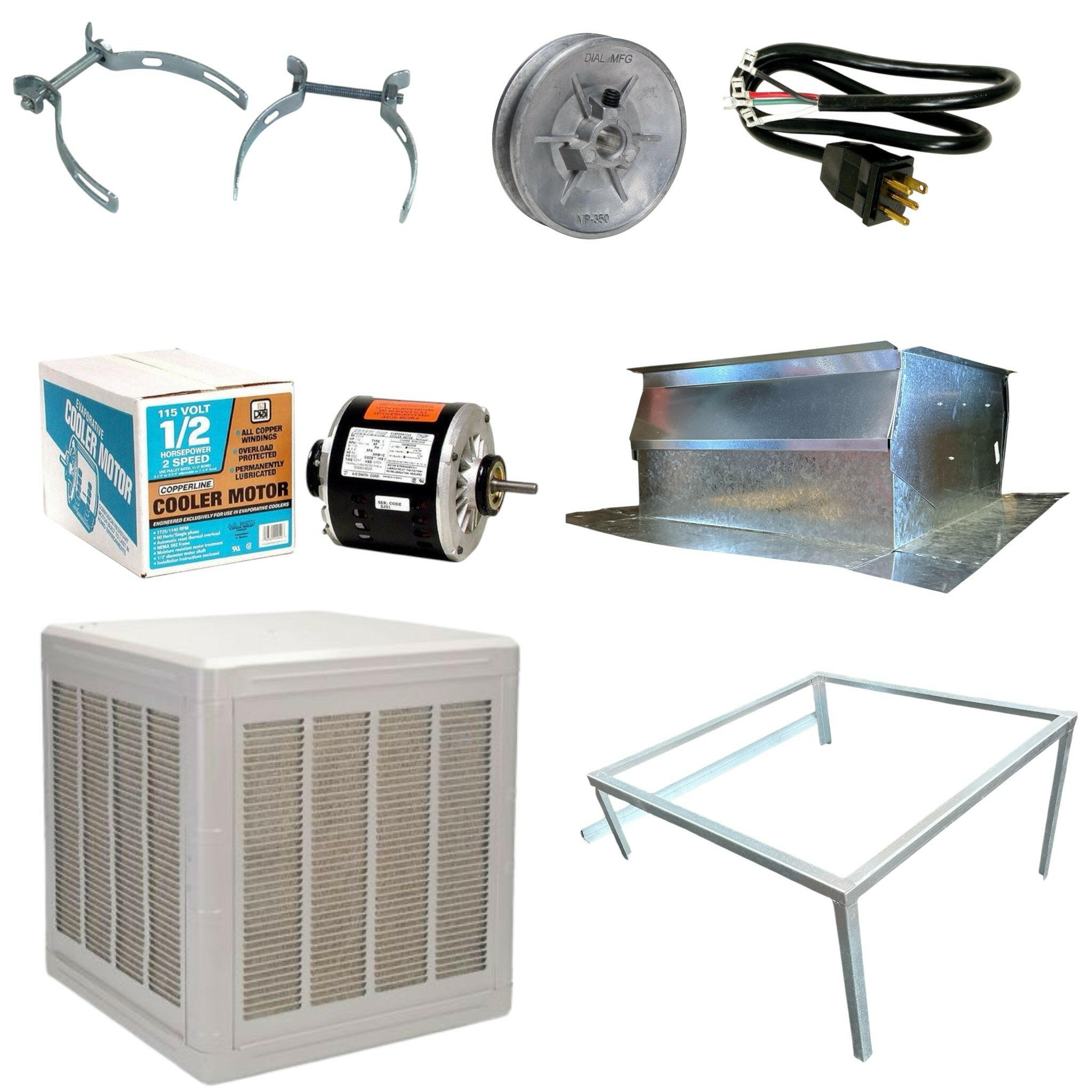 FD650 Evaporative Cooler Complete with Installation Parts – Saber Sales