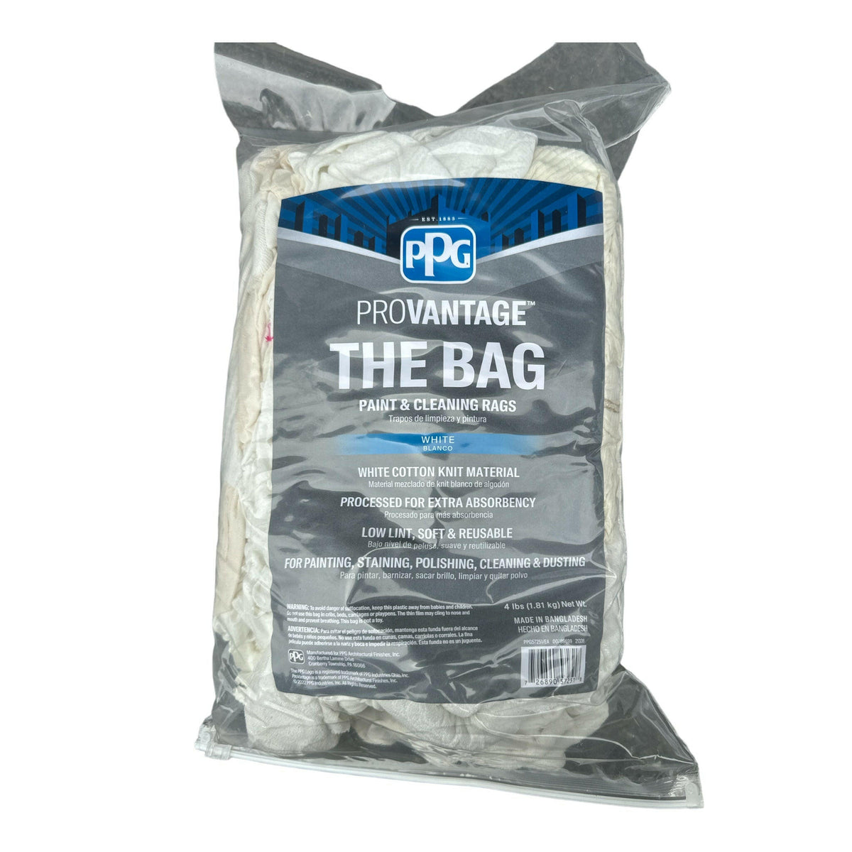 PPG ProVantage “The Bag” Paint & Cleaning Rags – Saber Sales & Service