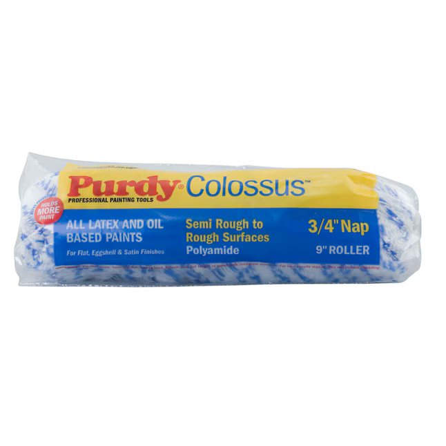 Purdy Colossus 9-in x 3/4-in Nap Woven Polyester/Wool Paint Roller Cov ...