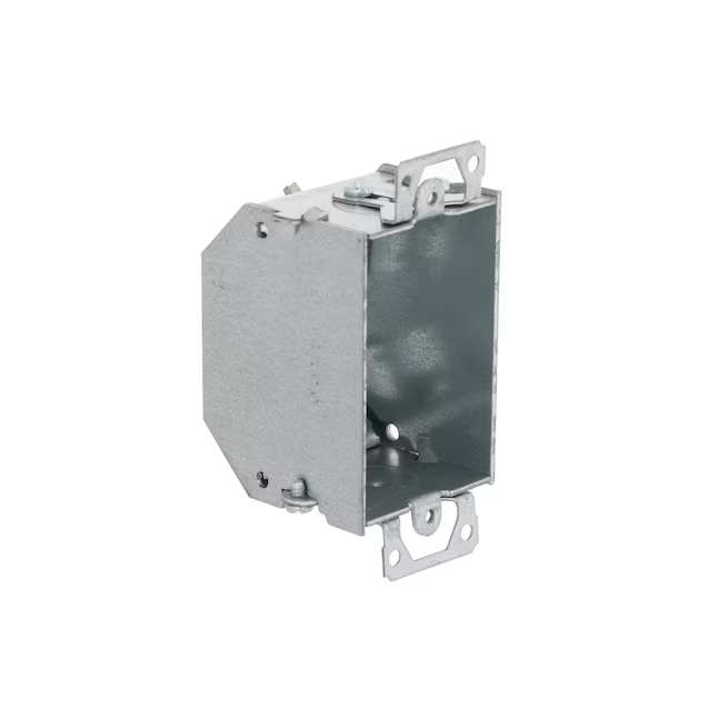 Hubbell RACO 1-Gang Galvanized Steel New Work/Old Work Switch/Outlet E ...