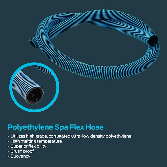 EZ-FLO 1-1/2-in Inner Diameter Polyethylene Flexible Spa Hose (By-the ...