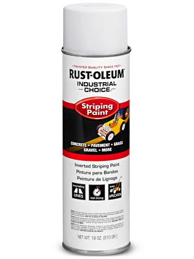 Rust-Oleum® Inverted Striping Paint - (White, 18oz) – Saber Sales