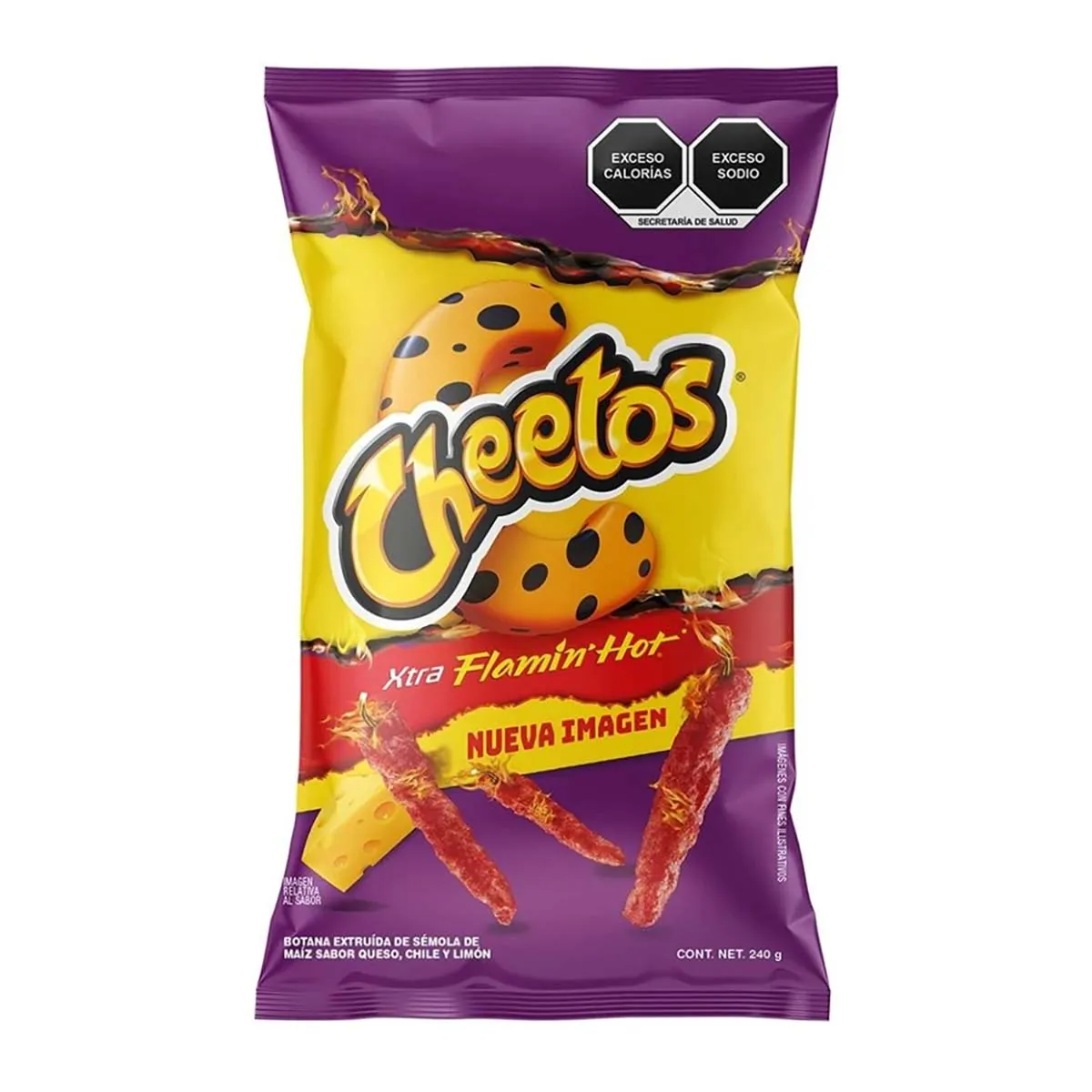 Cheetos Xtra Flamin Hot Chips (240 G) – Saber Sales