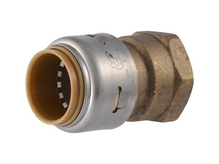 SharkBite Max 3/4 in. x 3/4 in. FNPT Brass Push Female Adapter – Saber ...
