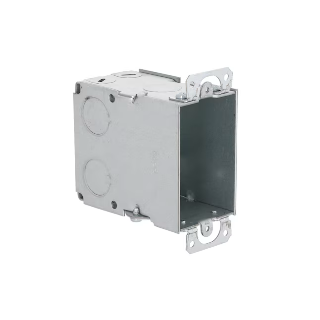 Hubbell RACO 1-Gang Galvanized Steel New Work/Old Work Switch/Outlet E ...