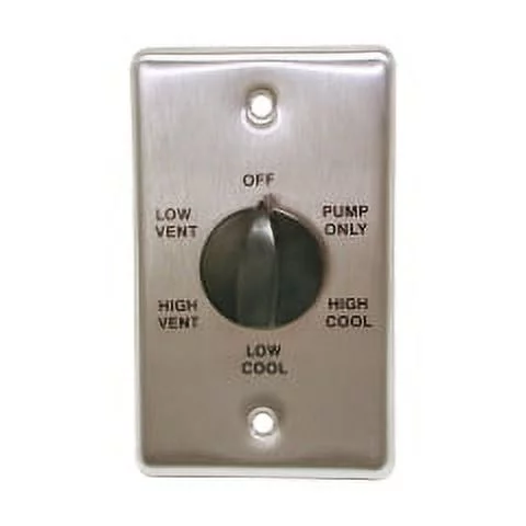 Dial Evaporative Cooler 2-Speed Cooler Switch (2 in. x 4 in.) - Metal ...