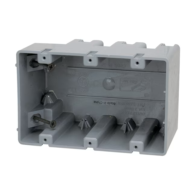 Madison Electric Products Smart box 3-Gang Polycarbonate New Work/Old ...