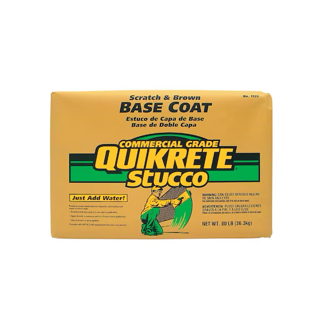 Quikrete Base Coat 80-lb Stucco Mix – Saber Sales & Service