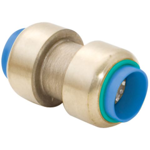 Eastman 1 in. x 3/4 in. Brass Push-Fit - Coupling – Saber Sales