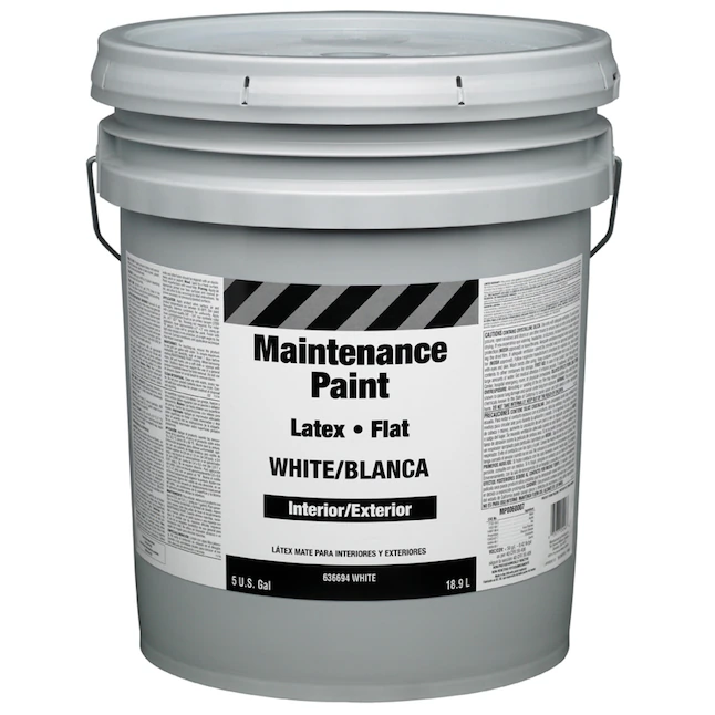 Property Advantage Flat Maintenance Paint White Latex Interior Paint ...