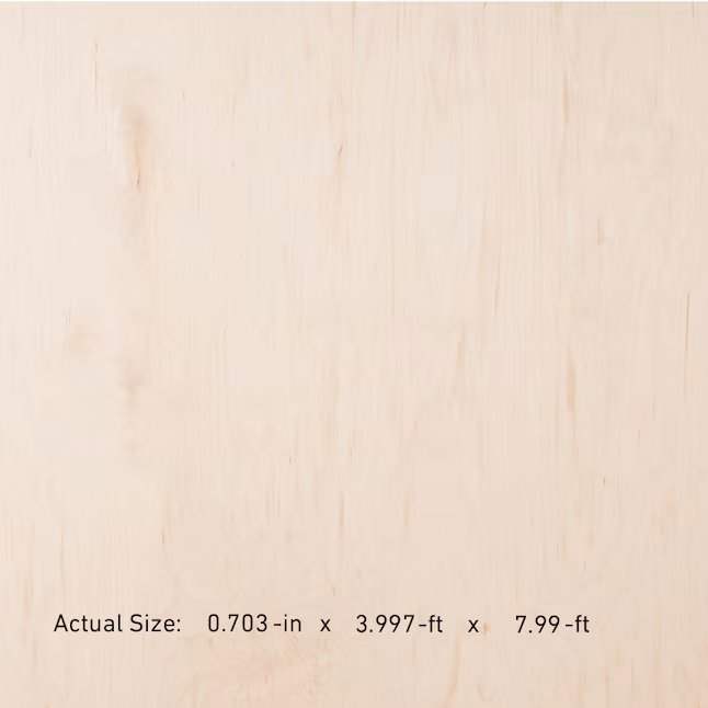 3/4-in x 4-ft x 8-ft Maple Sanded Plywood – Saber Sales & Service