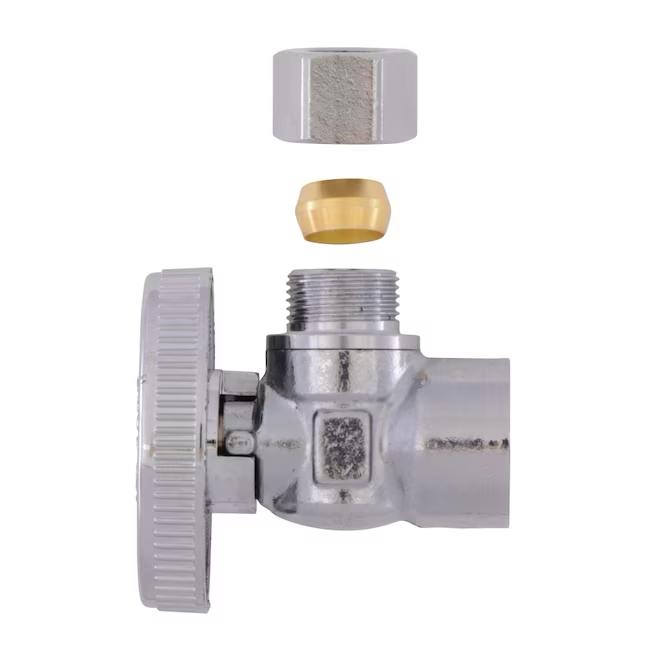SharkBite 3/8 in. FIP x 3/8 in. OD Compression Iron Pipe Angle Stop ...