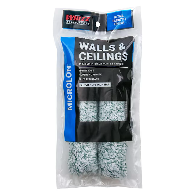 WHIZZ 6-in x 3/8-in Nap MICROLON Ceilings and Walls Synthetic Blend Mi ...