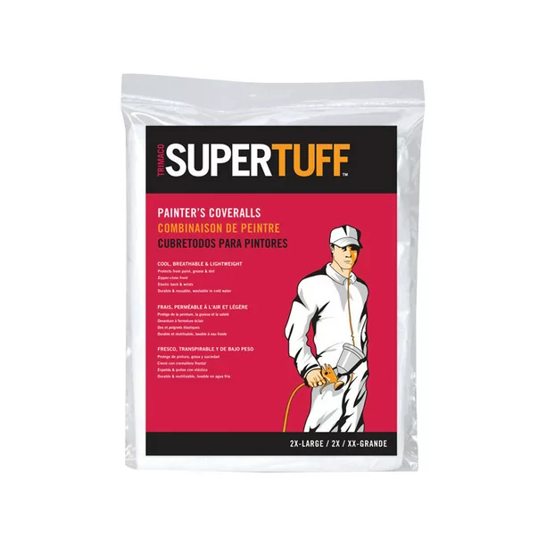 Trimaco SuperTuff Polypropylene Painters Coveralls (2X-Large) – Saber Sales