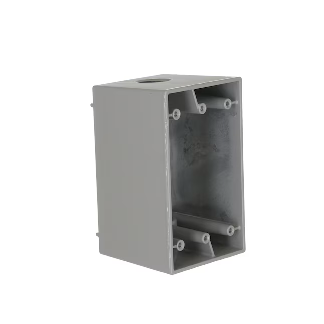 Hubbell Bell 1-Gang Aluminum Weatherproof New Work/Old Work Rectangula ...