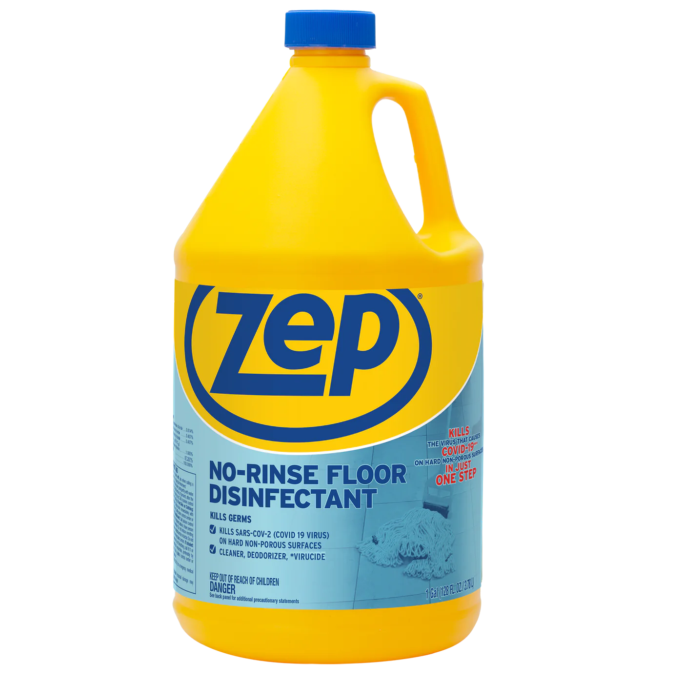 Zep Commercial No-Rinse Floor Disinfectant (1 Gallon) – Saber Sales