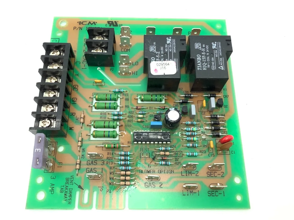 ICM271 Fan Blower Control, Direct OEM Replacement - Dual On/Off Delay ...