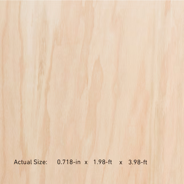 3/4-in x 2-ft x 4-ft Oak Sanded Plywood Sheathing – Saber Sales