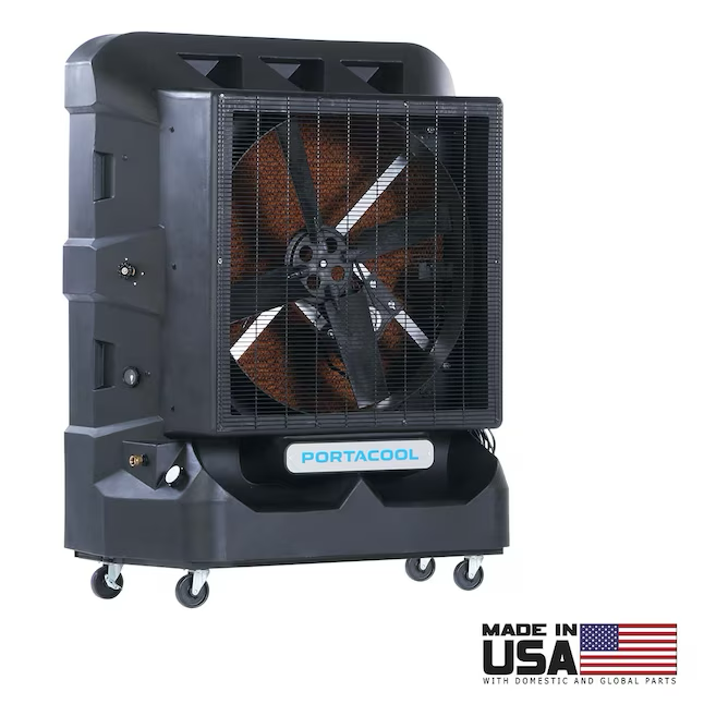 Portacool 8000-CFM 1-Speed Outdoor Portable Evaporative Cooler for 200 ...