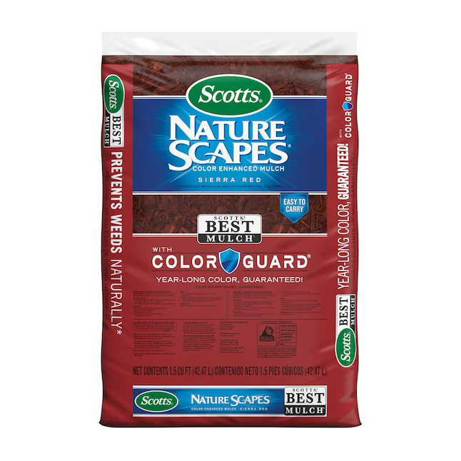 Scotts Nature Scapes Color Enhanced 1.5-cu ft Sierra Red Blend Mulch ...