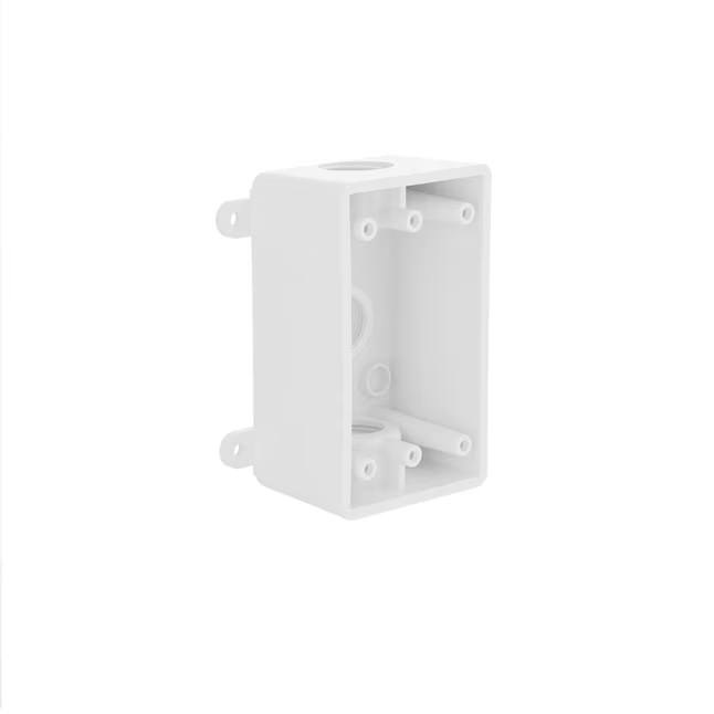 Hubbell TayMac 1-Gang PVC Weatherproof New Work/Old Work Switch/Outlet ...