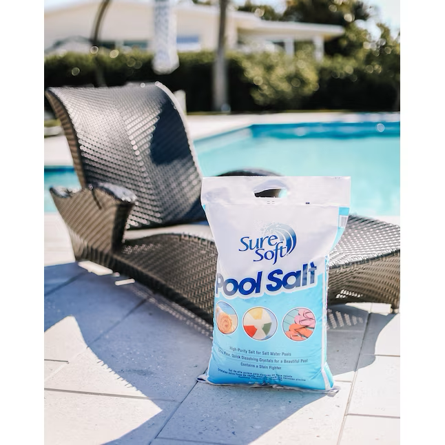 SureSoft 40 lb Bag of High-Purity Salt for Salt Water Pools – Saber ...