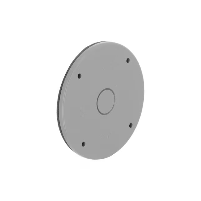 Hubbell TayMac 1-Gang Round Gray Plastic Weatherproof Electrical Box C ...