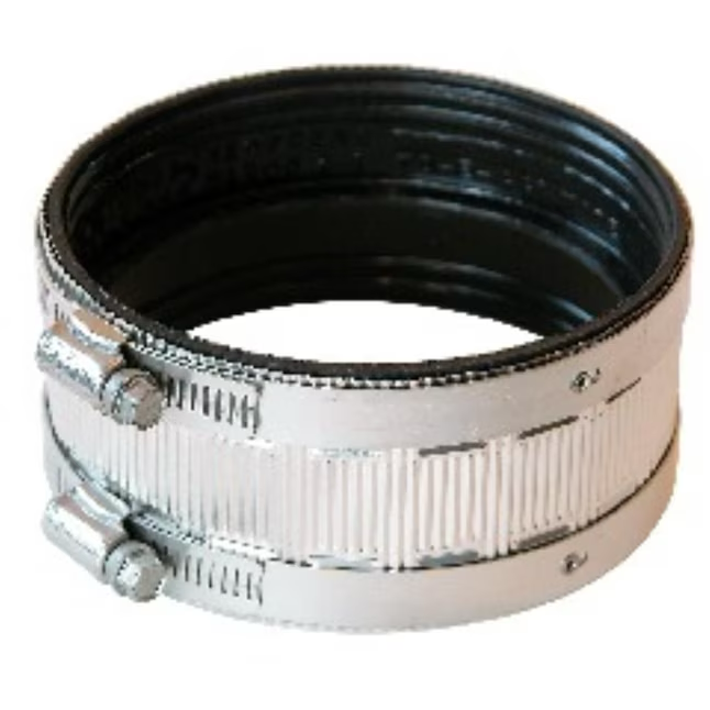 Fernco 4-in. Ideal Flexible Neoprene Coupling Fittings for Cast Iron P ...
