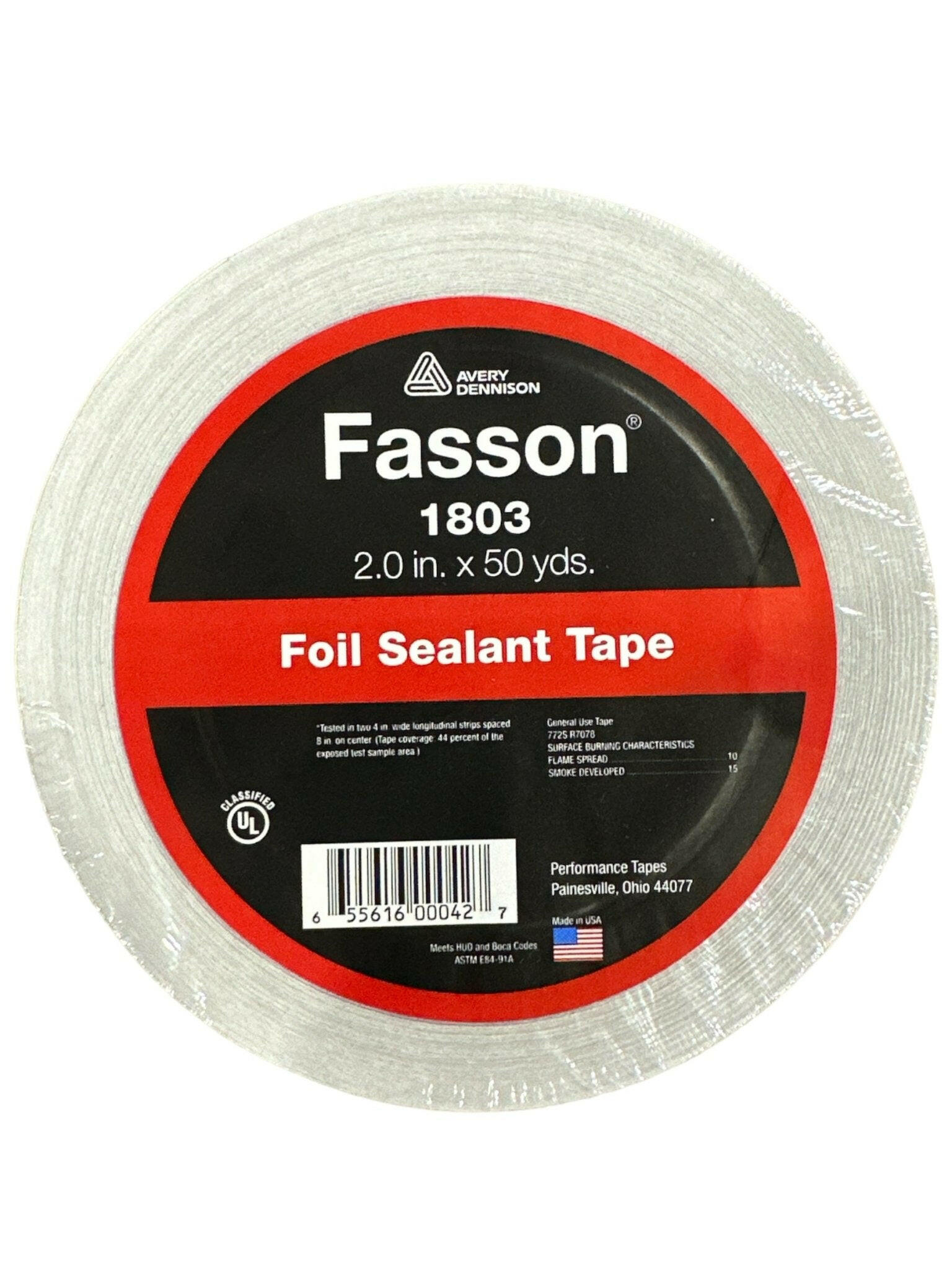 Fasson Aluminum Foil Tape - 2" X 50 Yards – Saber Sales