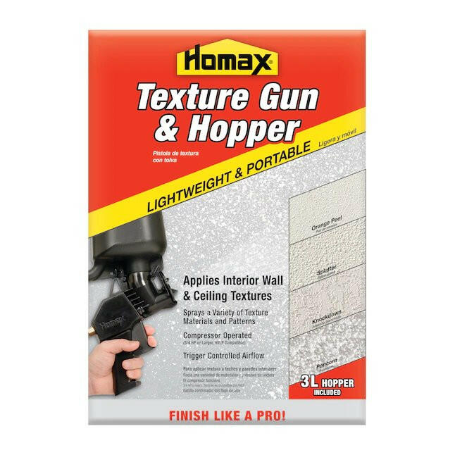 Homax 4630 Spray Texture Gun with Hopper – Saber Sales