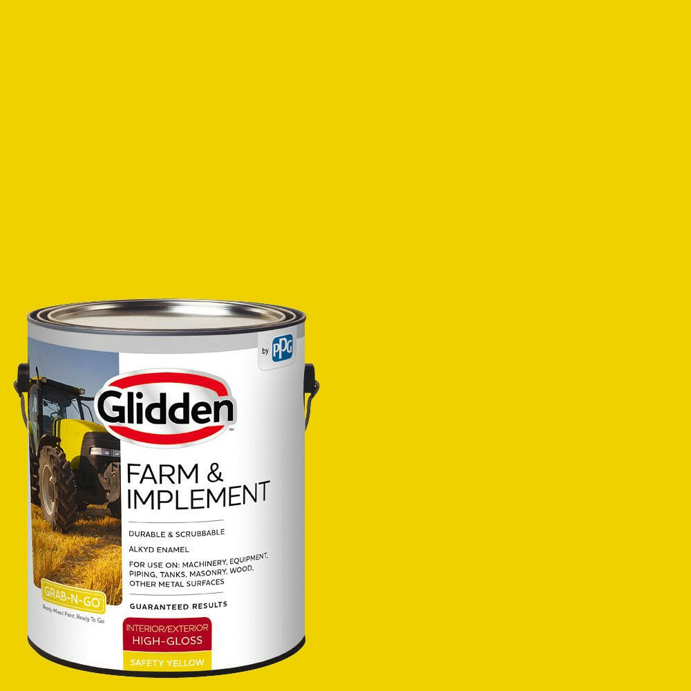 Glidden® Farm & Implement Interior/Exterior Grab-N-Go® Alkyd Enamel (S ...