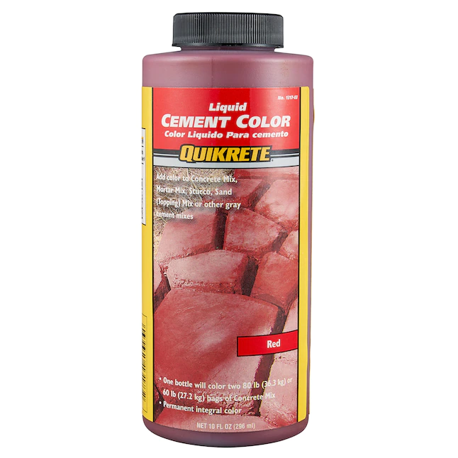 Quikrete Red Cement Color Mix – Saber Sales