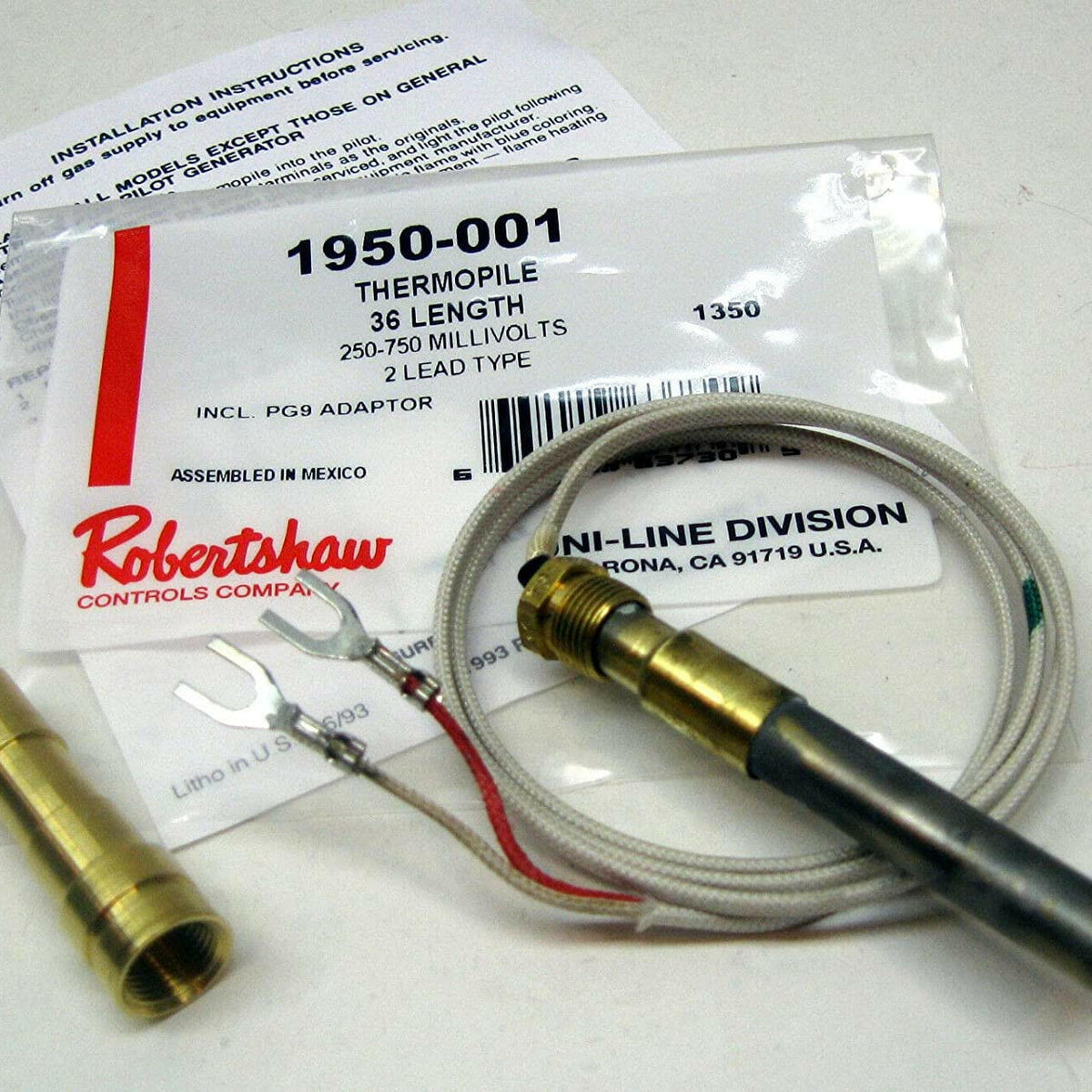 Robertshaw® 1950-001 36" Thermopile – Saber Sales & Service