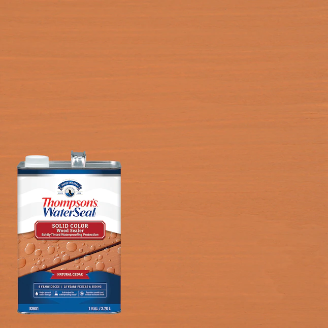 Thompson's WaterSeal Signature Series Pre-tinted Natural Cedar Solid E ...