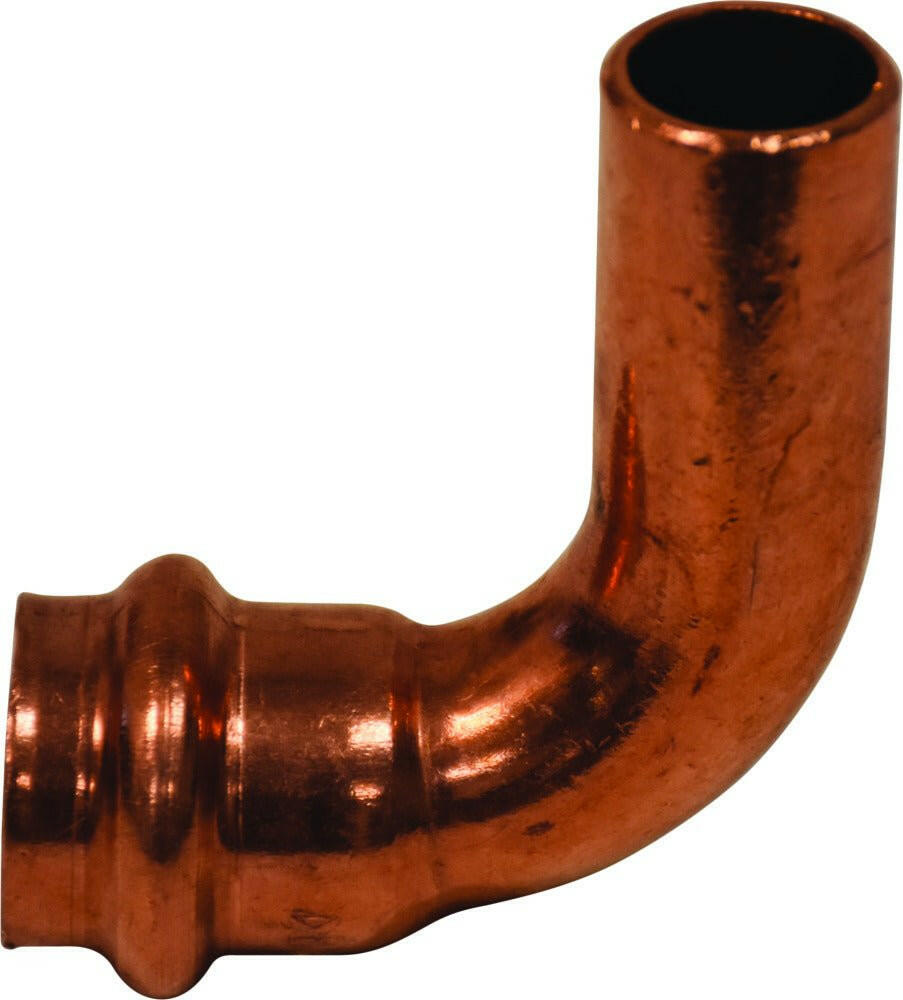1-1/4 in. x 1-1/4 in. Copper FTG x Press Pressure 90-Degree Street Elb ...