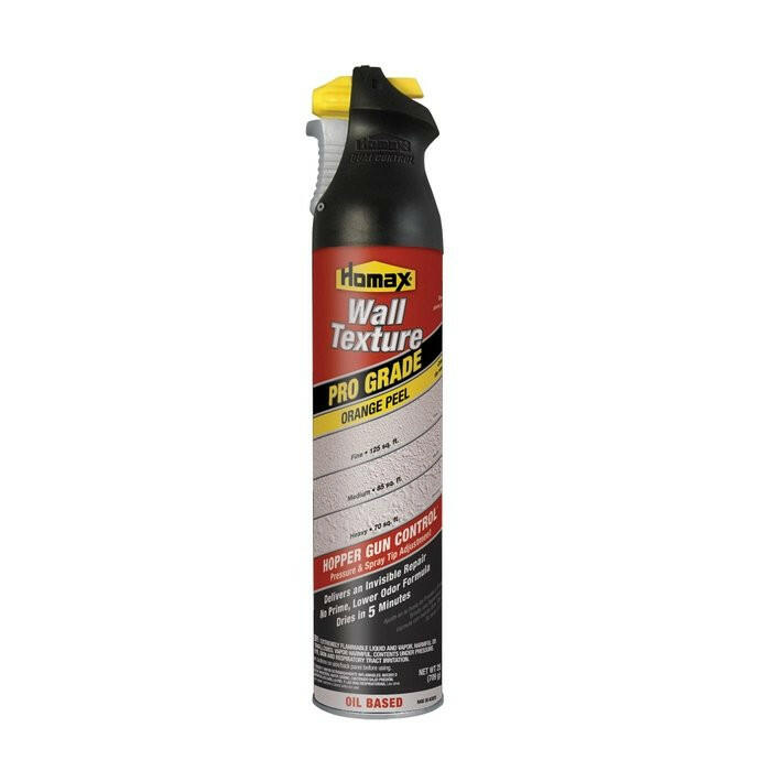 Homax 4555 Pro Grade Aerosol Wall Texture Oil Based (Orange Peel 25oz ...
