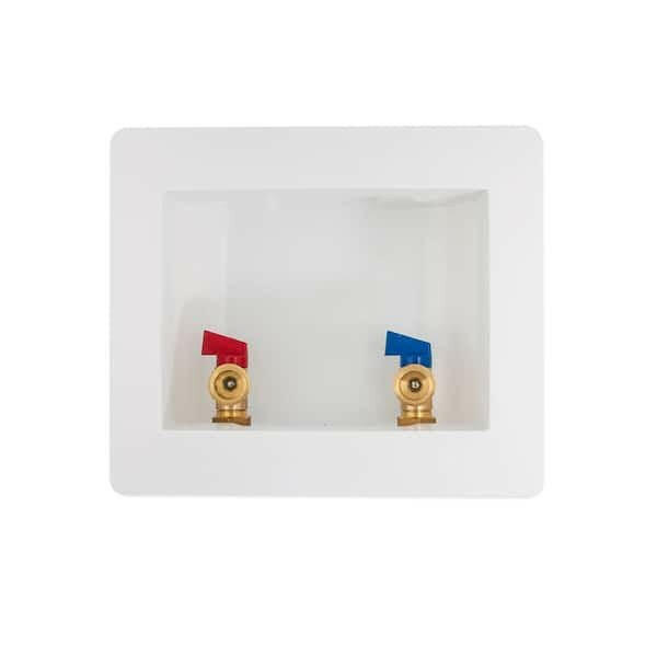 Eastman 1/2 in. Center Drain Washing Machine Outlet Box – Saber Sales