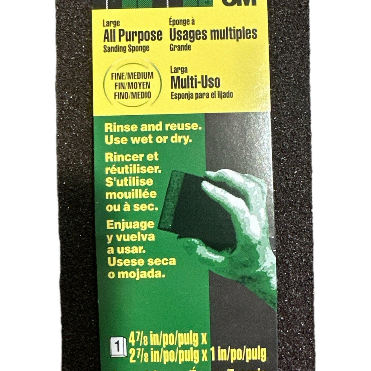 3M Large All Purpose Fine/Medium Sanding Sponge – Saber Sales & Service