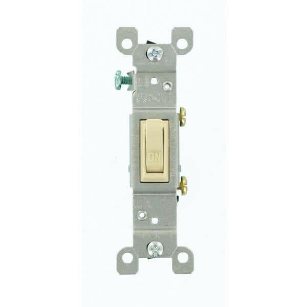 15 AMP Single-Pole Toggle Switch (Ivory) – Saber Sales
