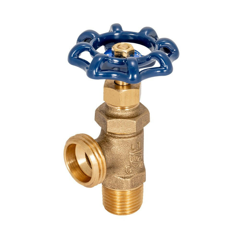 Eastman 1/2″ MIP Heavy Pattern Brass Boiler Drain with Stuffing Box ...