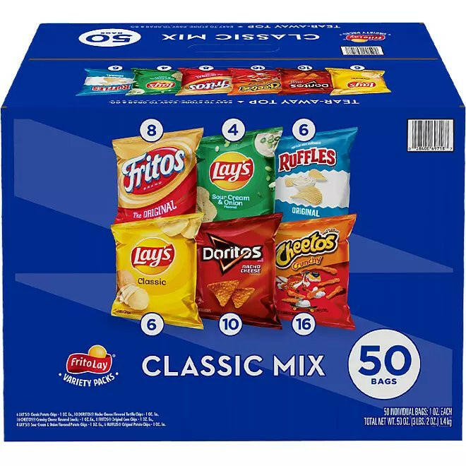Frito-Lay Classic Mix Variety Pack (50 pk.) – Saber Sales
