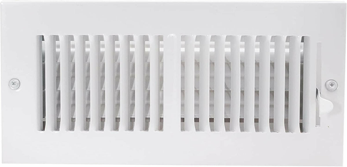 EZ-FLO 10 x 4 Inch Two-Way Ventilation Steel Sidewall/Ceiling Register ...