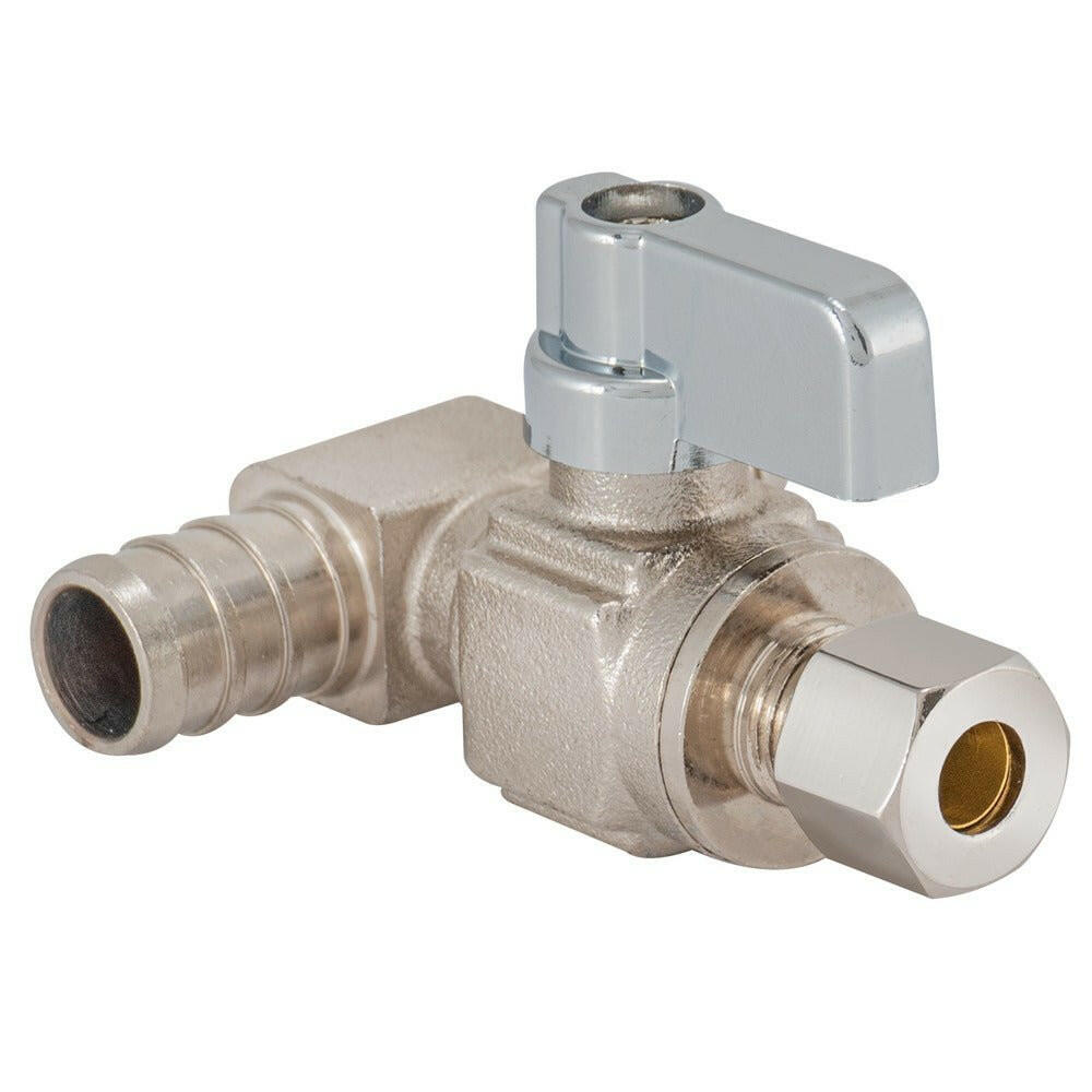 Eastman Dual Outlet Shut-Off Valve – 1/2 in. PEX x 1/2 in. PEX x 1/4 i ...