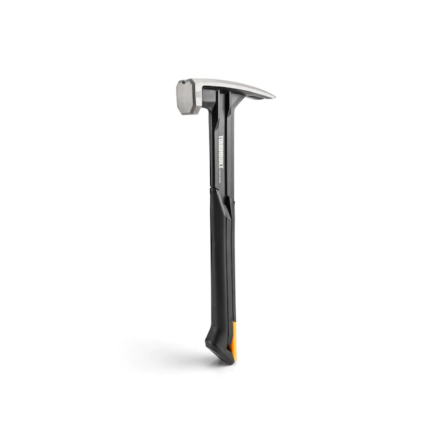 TOUGHBUILT 18-oz Smooth Face Steel Head Rubber Rip Framing Hammer ...
